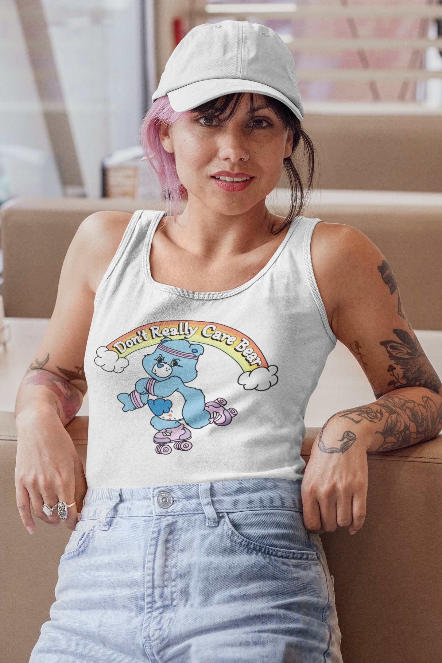 Care Bears Retro Tank Pastel Goth Kidcore Clothing Roller | Etsy