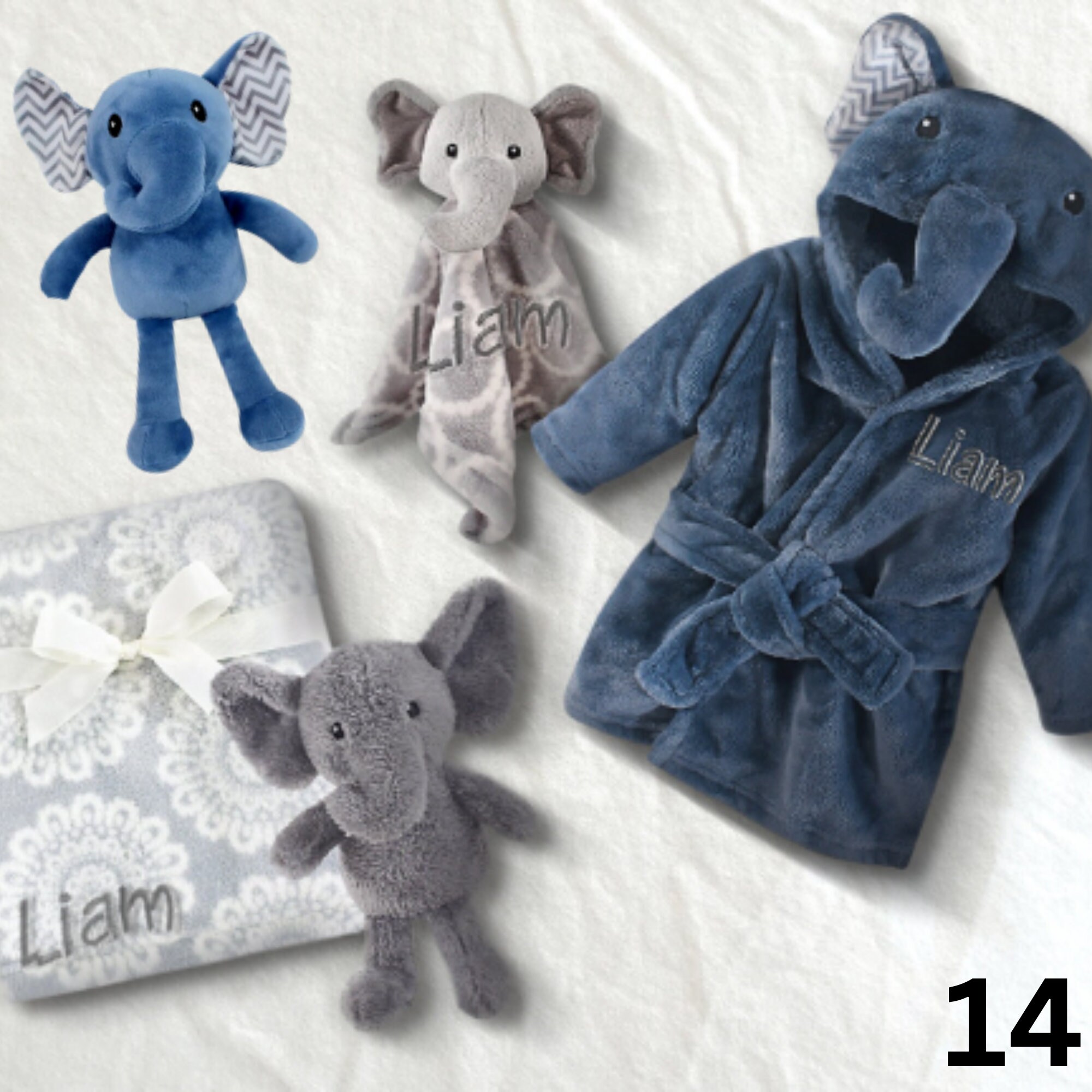 Elephant Robe for Baby Boys Baby Bath Robe Baby Robe With - Etsy