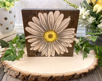 Daisy Wall Art | Etsy