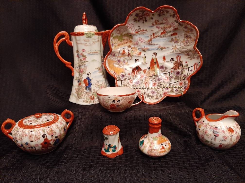 Kutani Tea Set for sale | Only 3 left at -75%