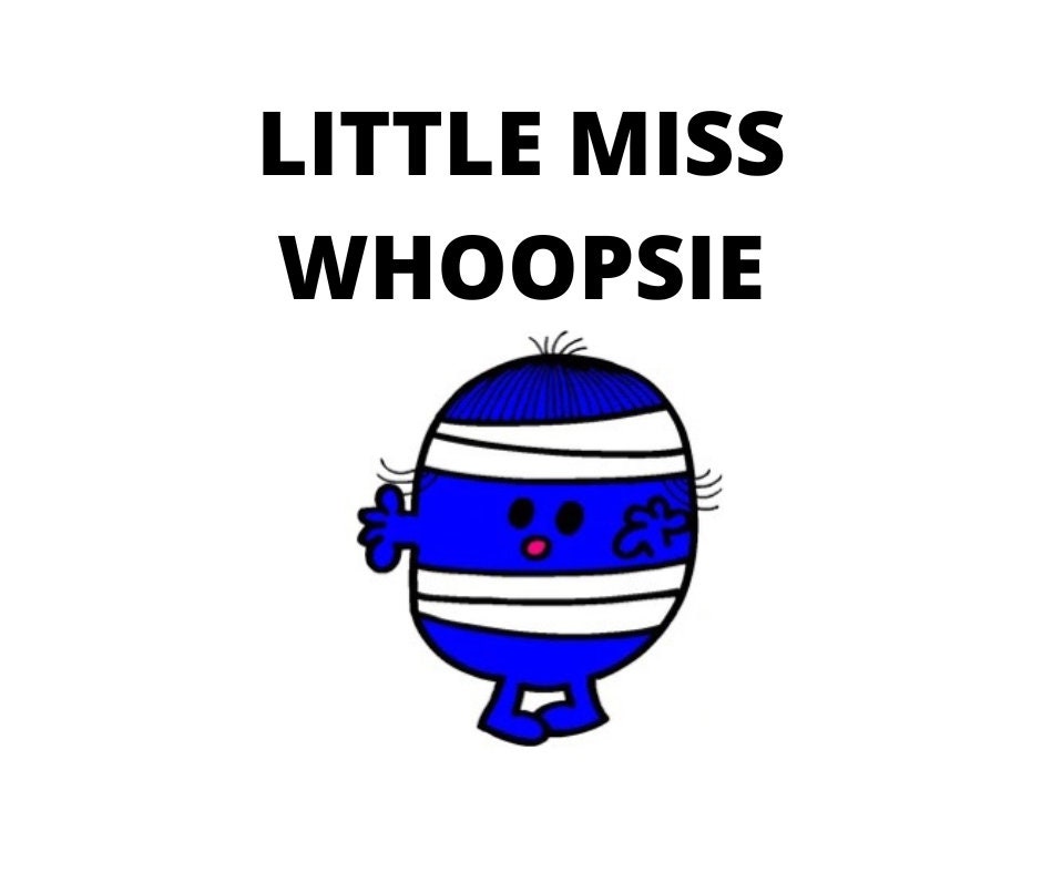 Little Miss Whoopsie, Mr.men, Meme Sticker, Decal Sticker, Funny ...