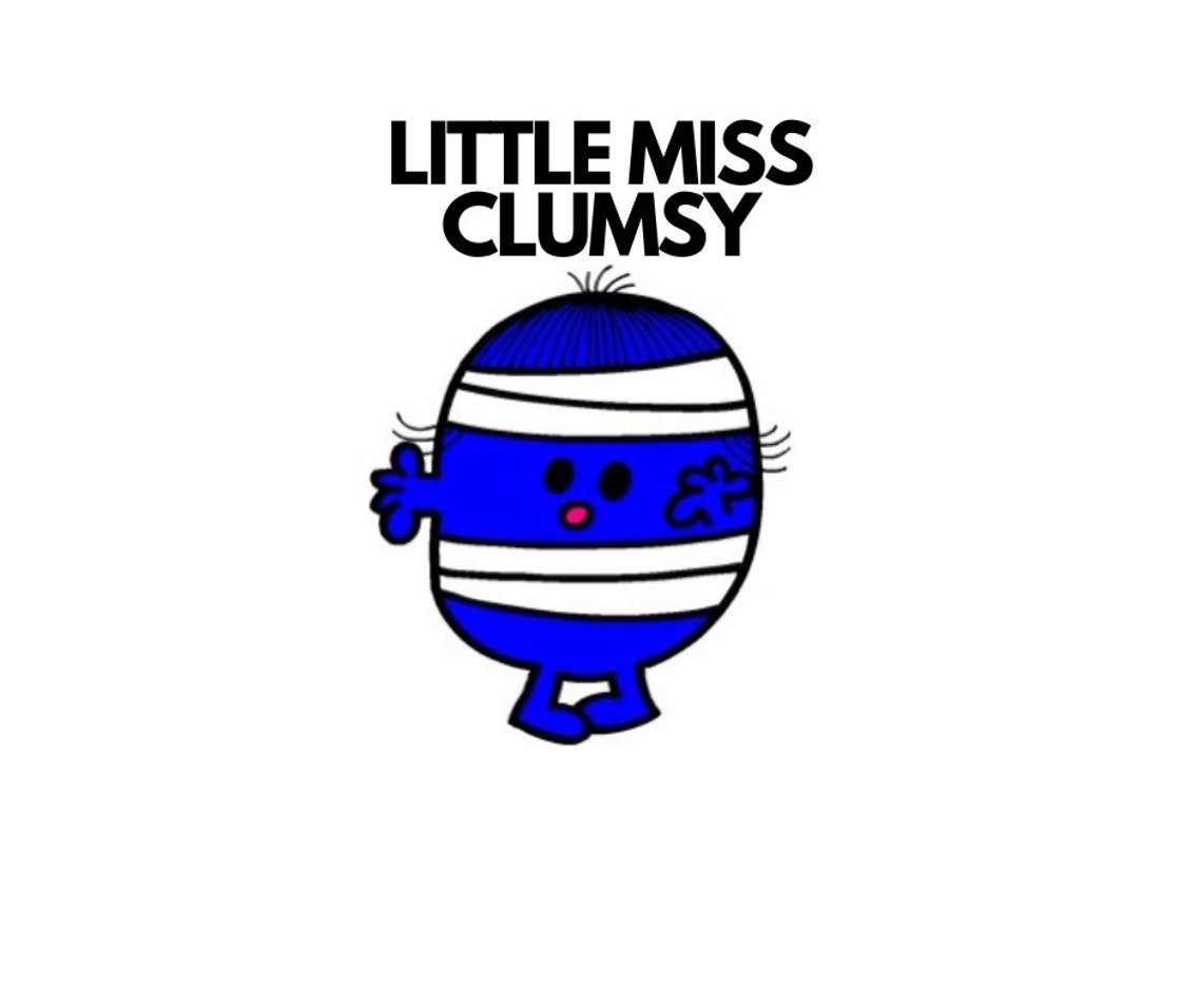 Little Miss Clumsy Mr.men Meme Sticker Decal Sticker Funny - Etsy