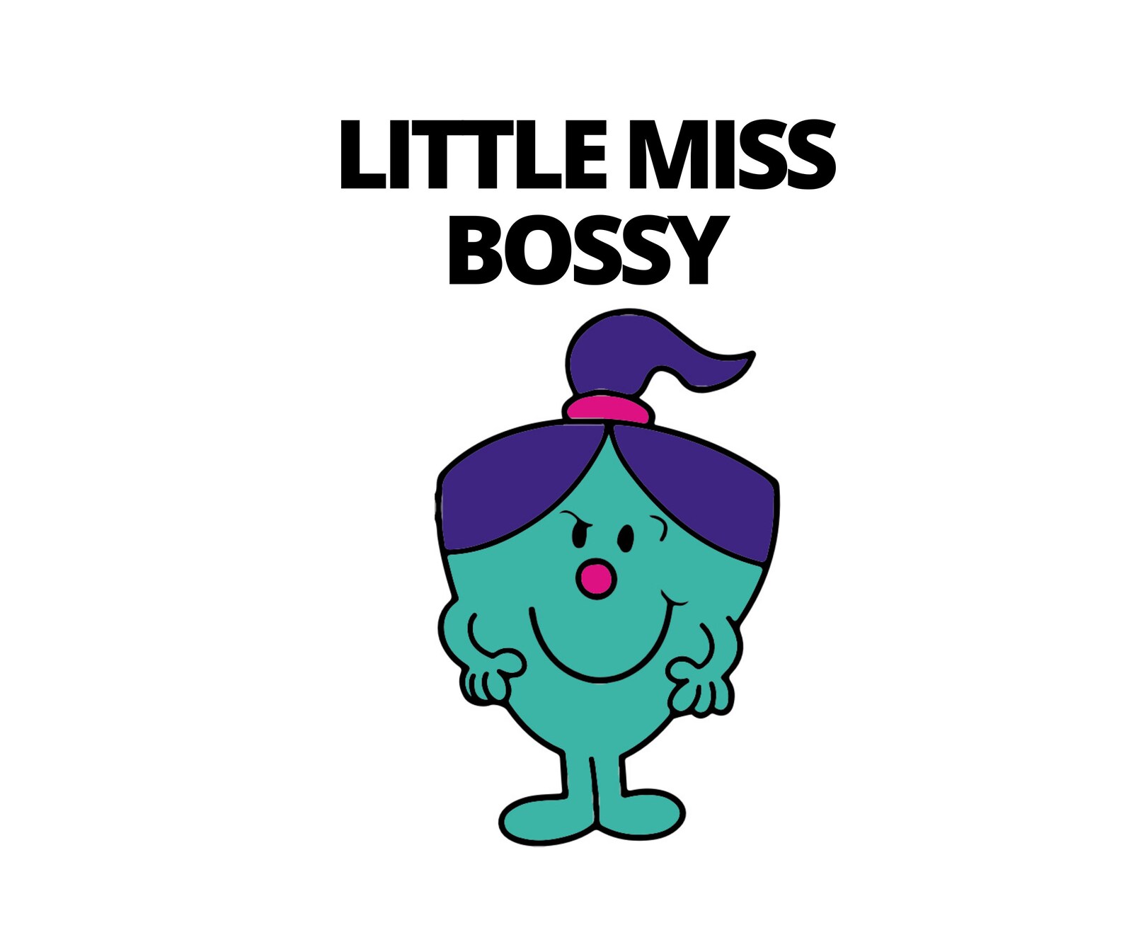 Little Miss Bossy Mr.men Meme Sticker Decal Sticker Funny - Etsy