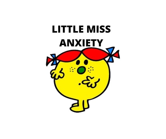 Little Miss Anxious Mr Men Sticker for Laptop Stocking - Etsy