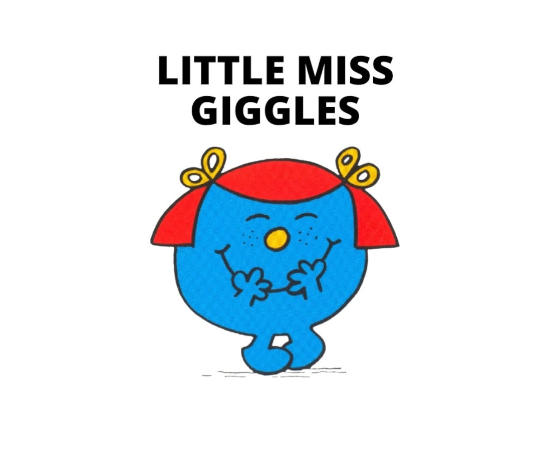 Little Miss Giggles, Mr.men, Meme Sticker, Decal Sticker, Funny ...