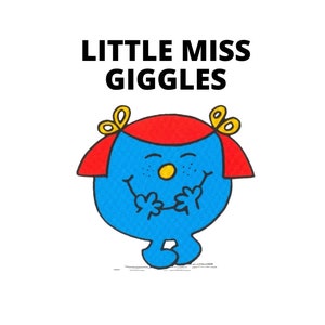Little Miss Giggles, Mr.men, Meme Sticker, Decal Sticker, Funny ...