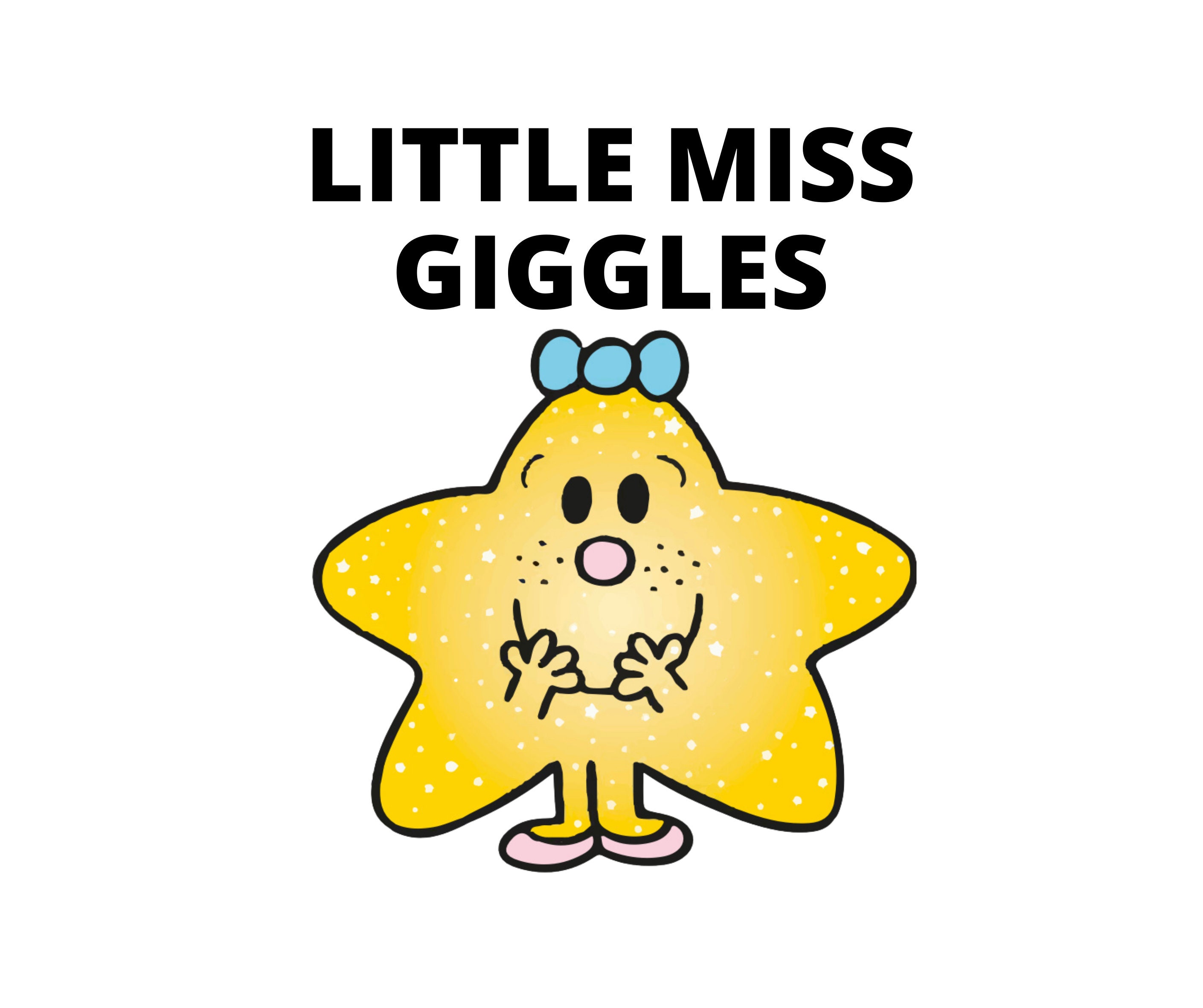 Little Miss Giggles, Mr.men, Meme Sticker, Decal Sticker, Funny ...