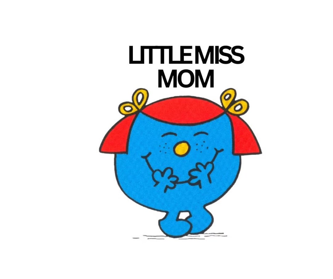 Little Miss Mom Mr.men,meme Sticker, Decal Sticker, Funny Stickers ...