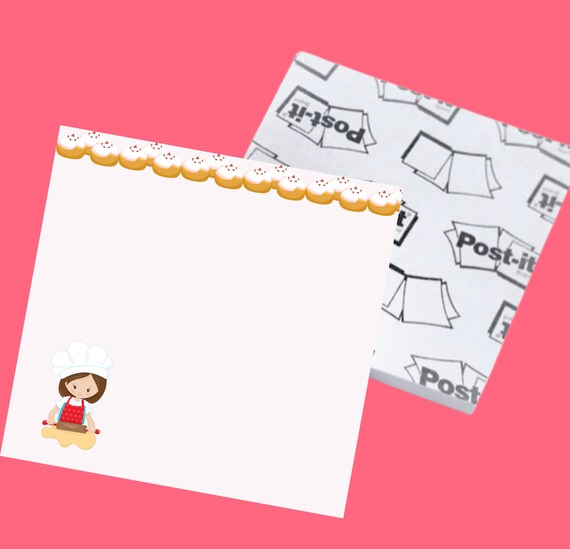 Bakery Notepad Cute Sticky Notes Secret Santa Gifts at Work - Etsy