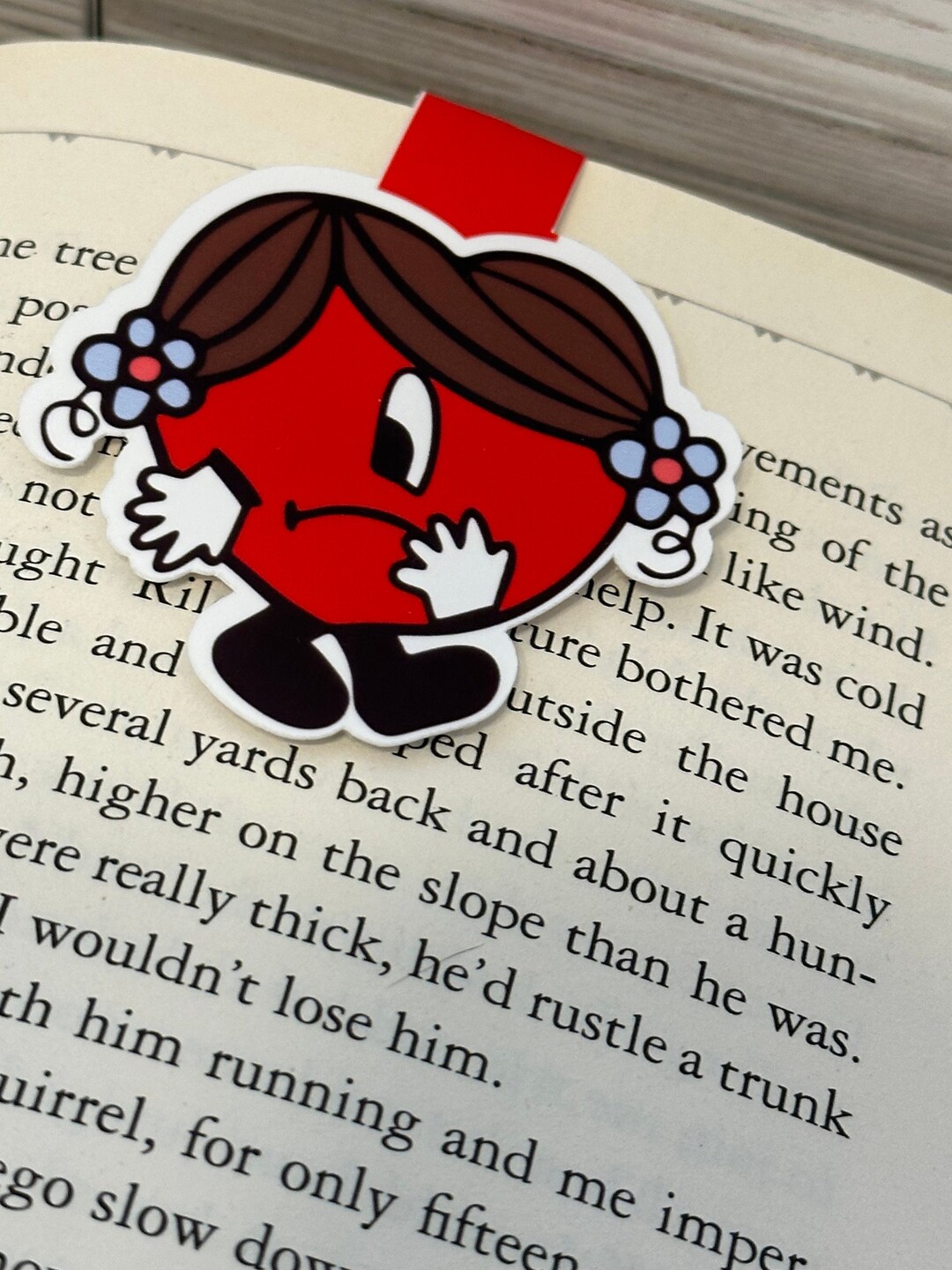 Little Miss Bad Bunny Magnetic Bookmark, Gift for Book Lovers,reading ...