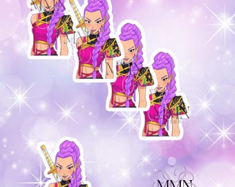 K Pop Demon Hunter Fan Stickers| Demon Hunters| Inspired Stickers ...