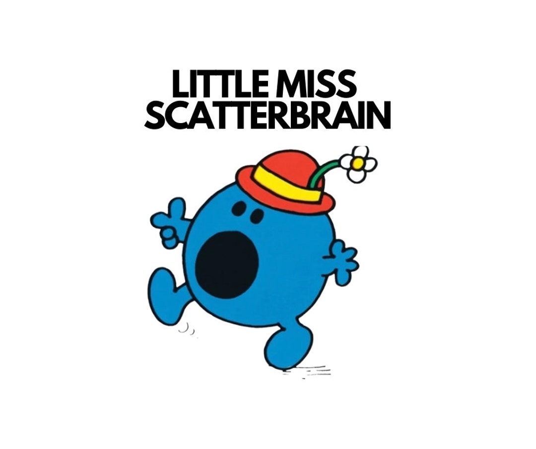 Little Miss Scatterbrain, Mr.men, Meme Sticker, Decal Sticker, Funny ...