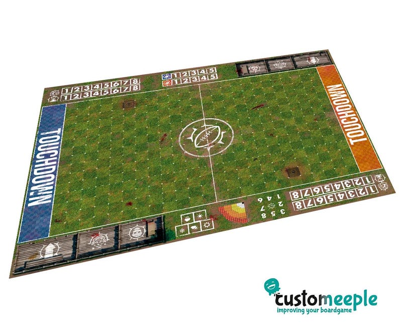 Fantasy Football Pitch | BB - Compatible Game Mat | 96x70 Cm - Etsy