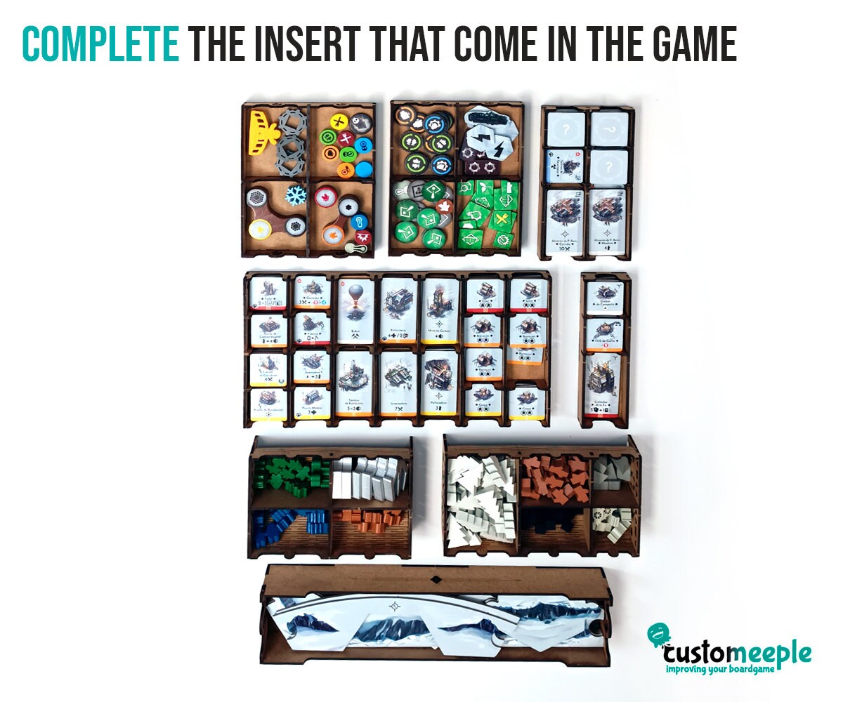 Frostpunk Box Insert Storage Solution Boardgame Insert Boardgame ...