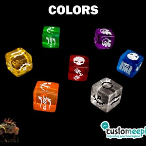 Gaslands Gear Dice - Etsy