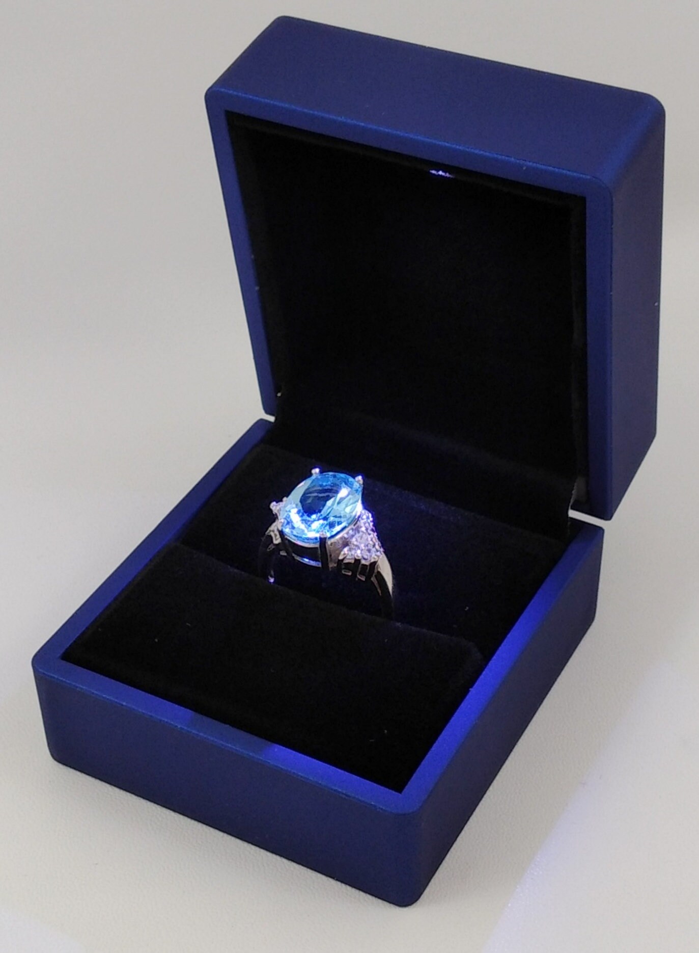 LED Light Ring Box Jewelry Box Engagement Ring Box Illuminated - Etsy