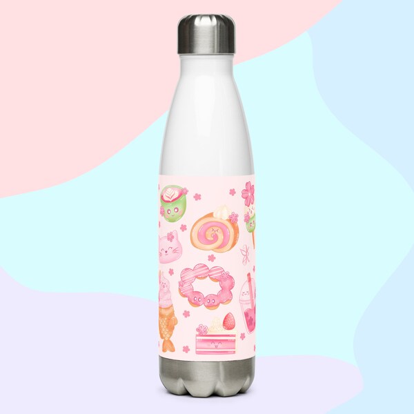 Kawaii Japanese Water Bottle - Etsy