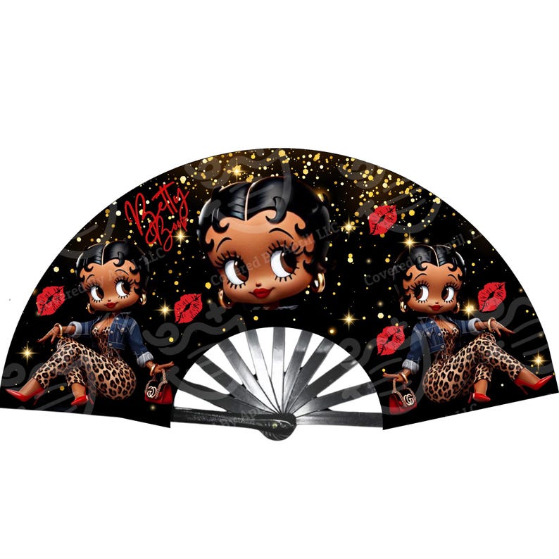 Betty Boop Clack Fan 2 Template - Etsy