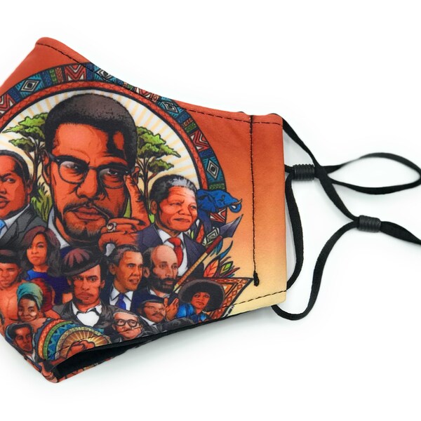 Black History Face Mask - Etsy