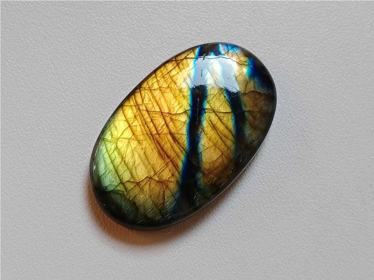 Fabulous Yellow Flashy Labradorite Cabochon Gemstone Use for - Etsy