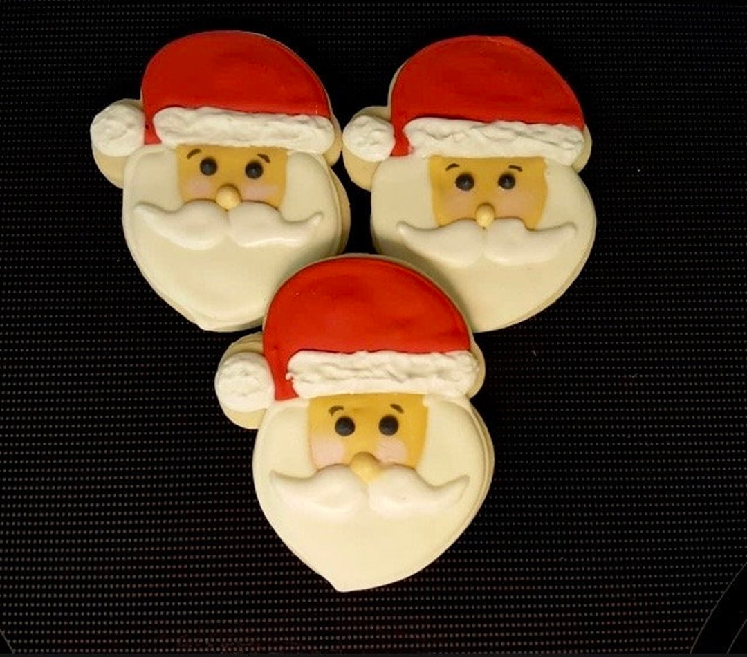 CHRISTMAS Santa Cookies FREE SHIPPING Included! - Etsy