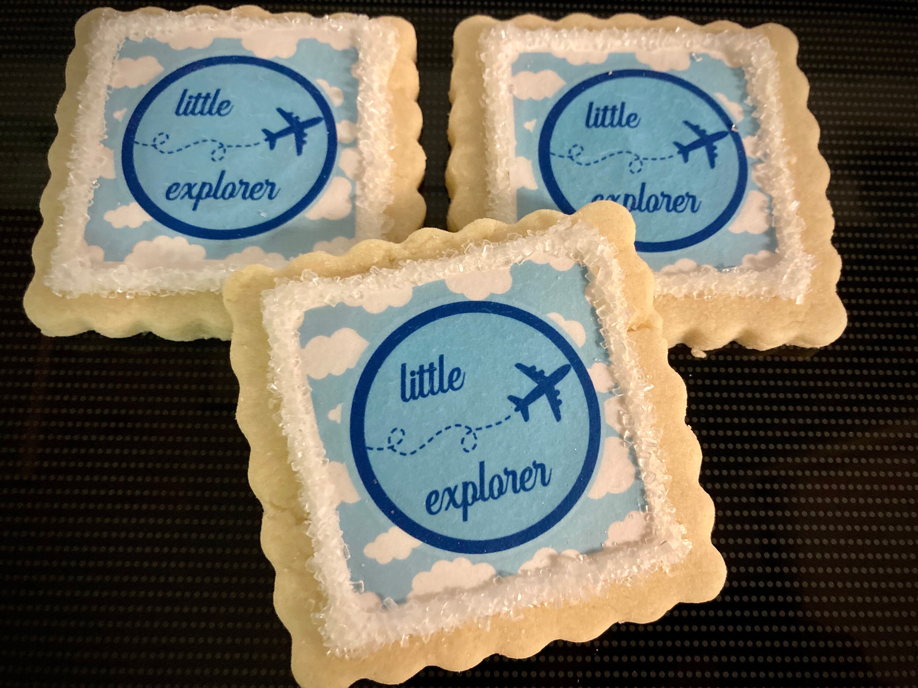 Little Explorer Cookies, Airplane Cookies - Etsy