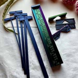 8.5" Bookbinding Tool Set | Signature Punch Guide | T-spacers | Corner ...