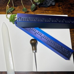 8.5" Bookbinding Awl Guide | Signature Punch Guide | Awl Guide and ...