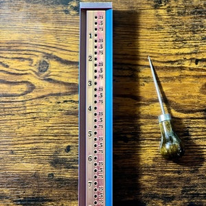 8.5" Bookbinding Awl Guide | Signature Punch Guide | Awl Guide and ...