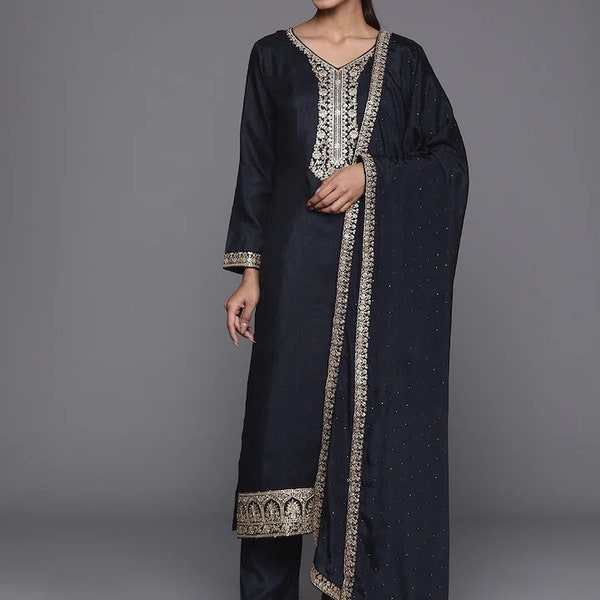 Womens Silk Suit - Etsy