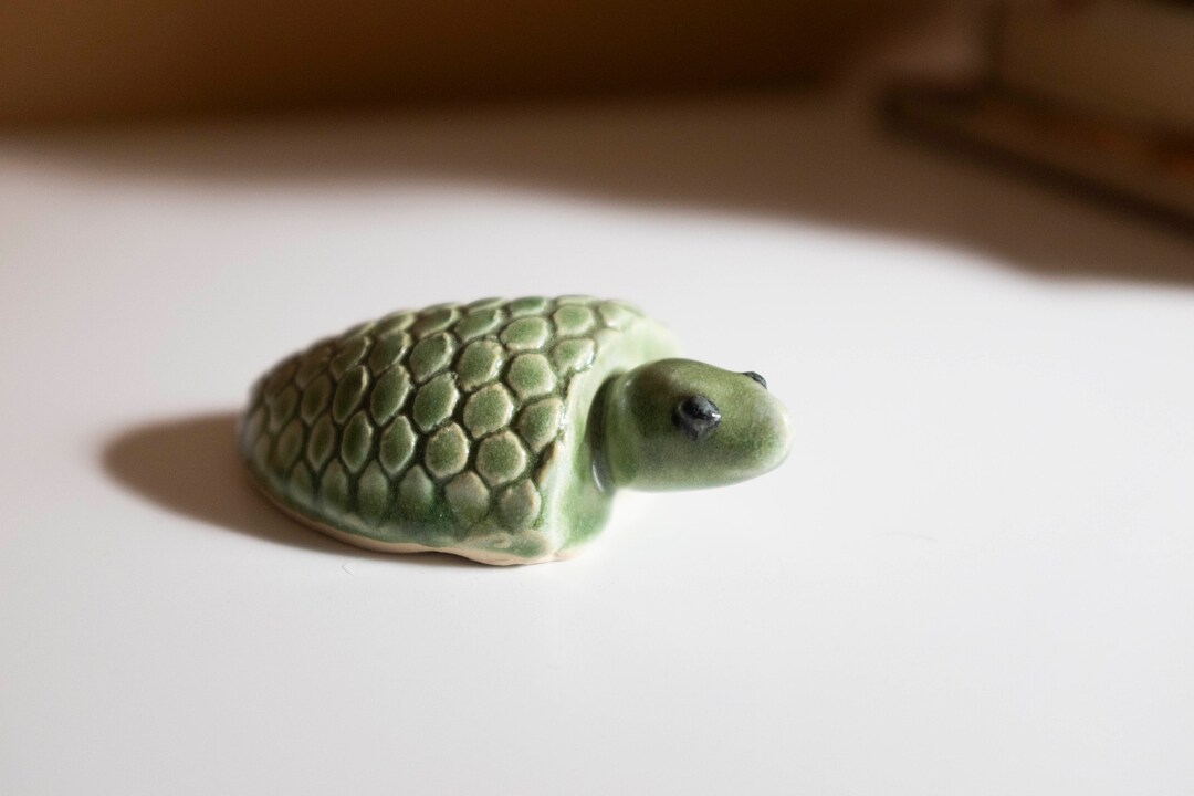 Cute Little Ceramic Turtle - Etsy