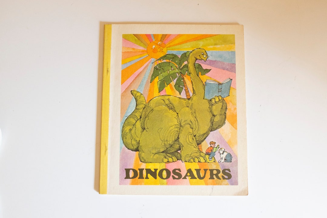 Dinosaurs | 1971 Children's Book With Short Stories and Groovy ...