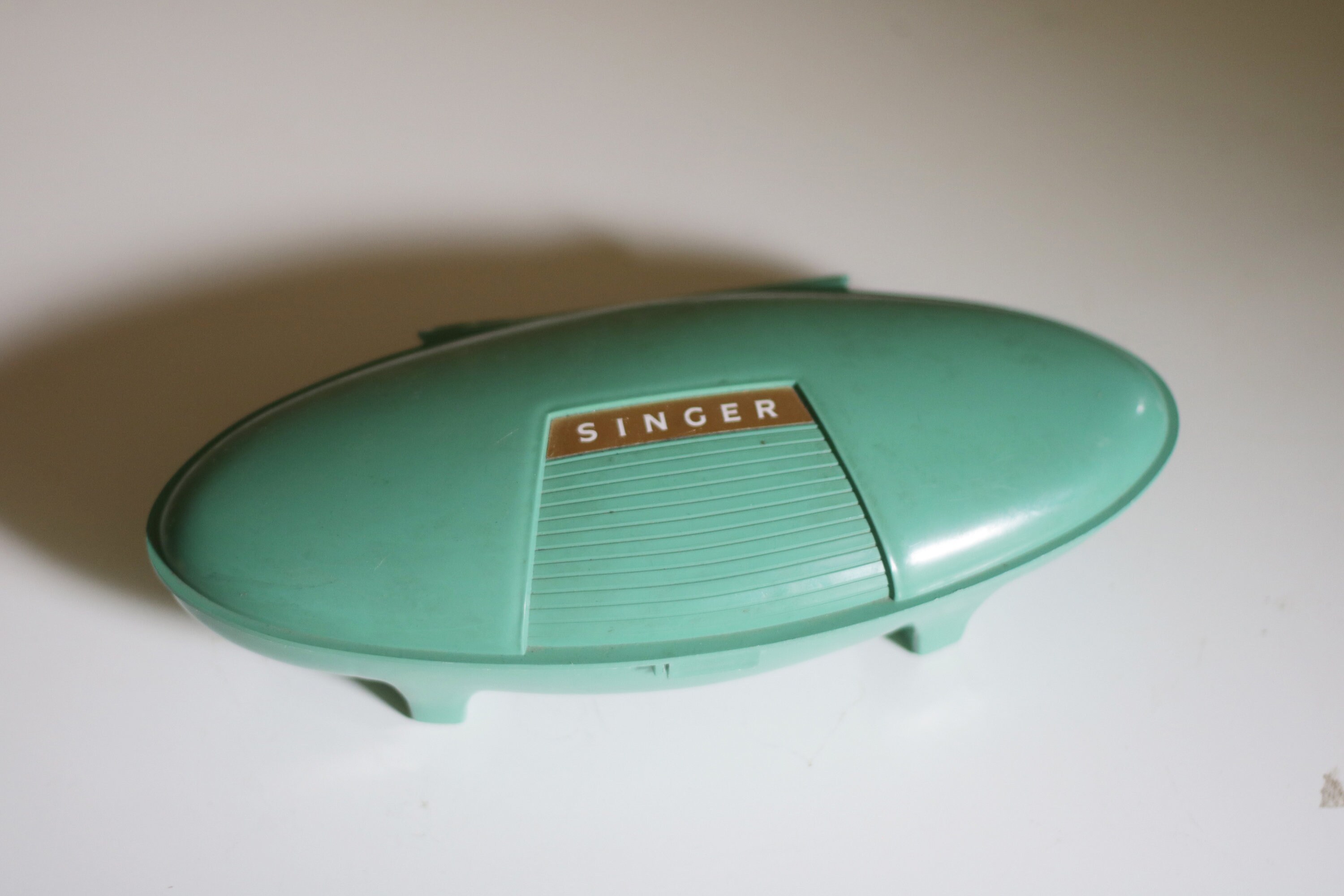 Singer Button Holer Vintage Teal Sewing Accessories - Etsy