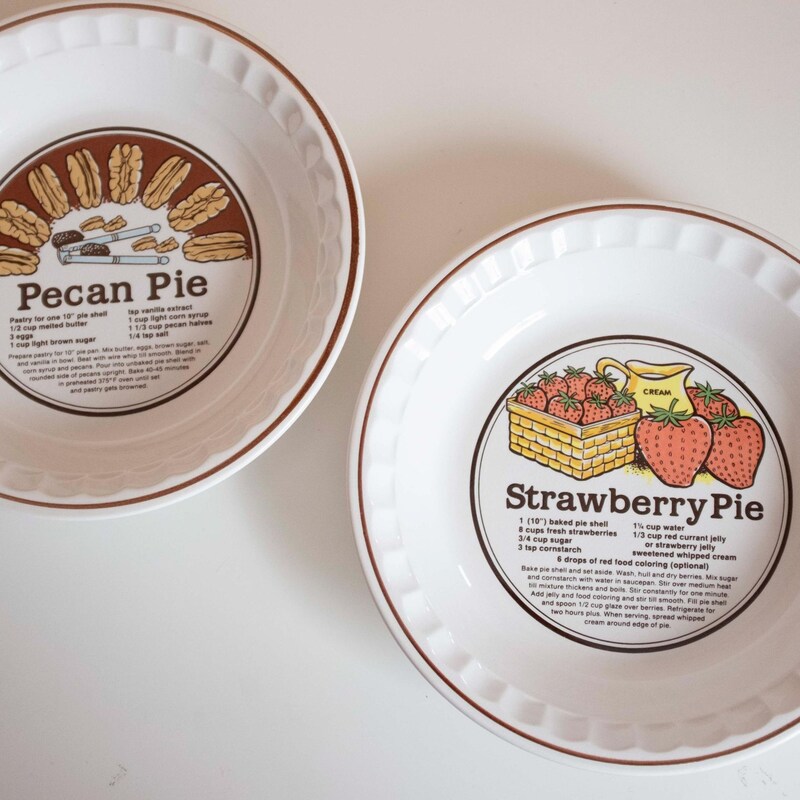 Vintage Pie Plate - Etsy