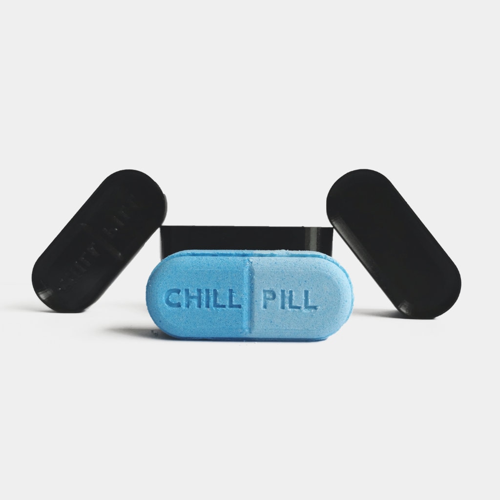 Chill Pill Bath Bomb Mold Oval Shaped Easy to Use Bath Bomb - Etsy