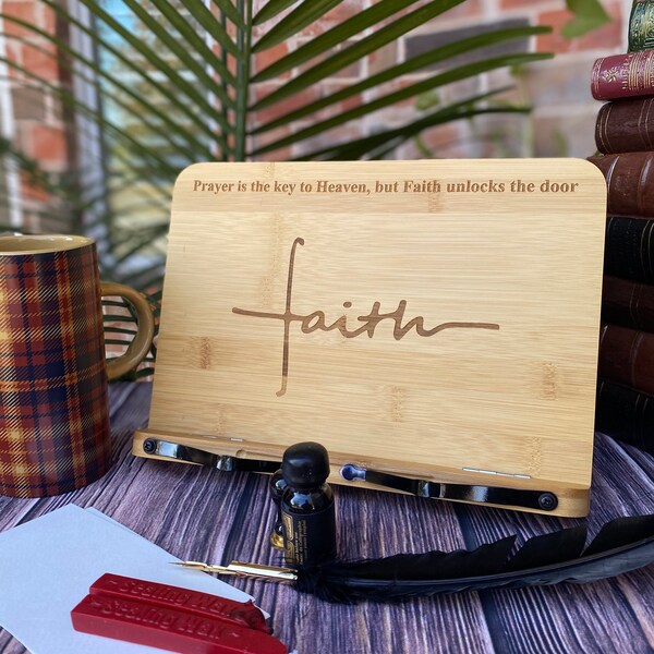 Wooden Book Stand - Etsy