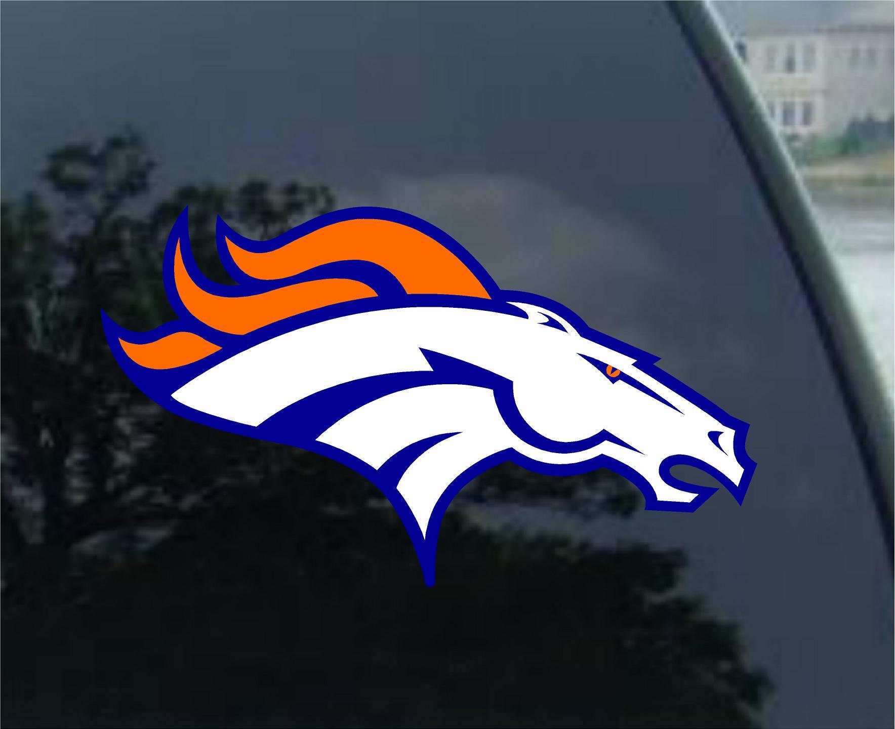DENVER BRONCOS Vinyl decal window Sticker for car bumpers | Etsy