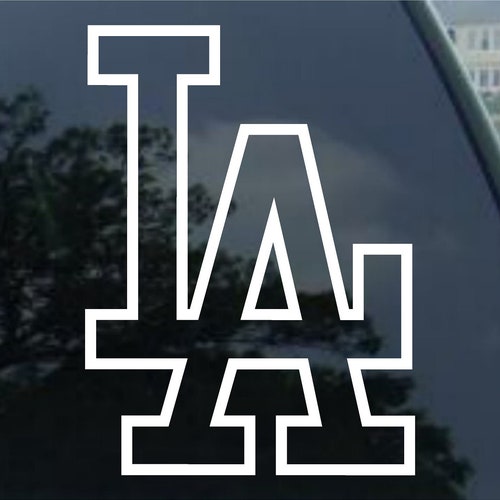 Los Angeles Dodgers Vinyl Decal Car Window Mirror Bumper - Etsy