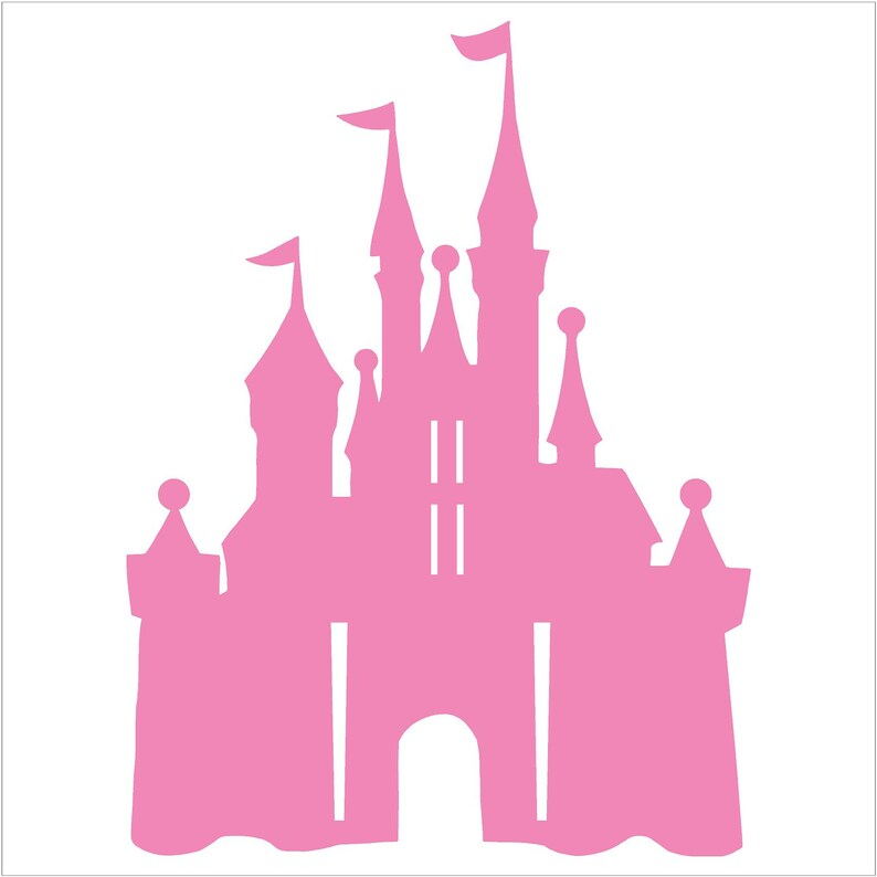 Disneyland Castle/ Cinderella Castle Vinyl Decal Car Window - Etsy
