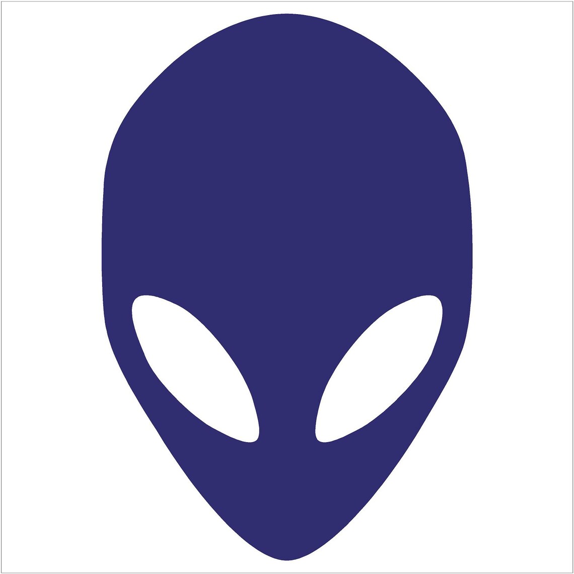 ALIEN HEAD ALIENWARE Vinyl Decal Window Bumper Mirror | Etsy