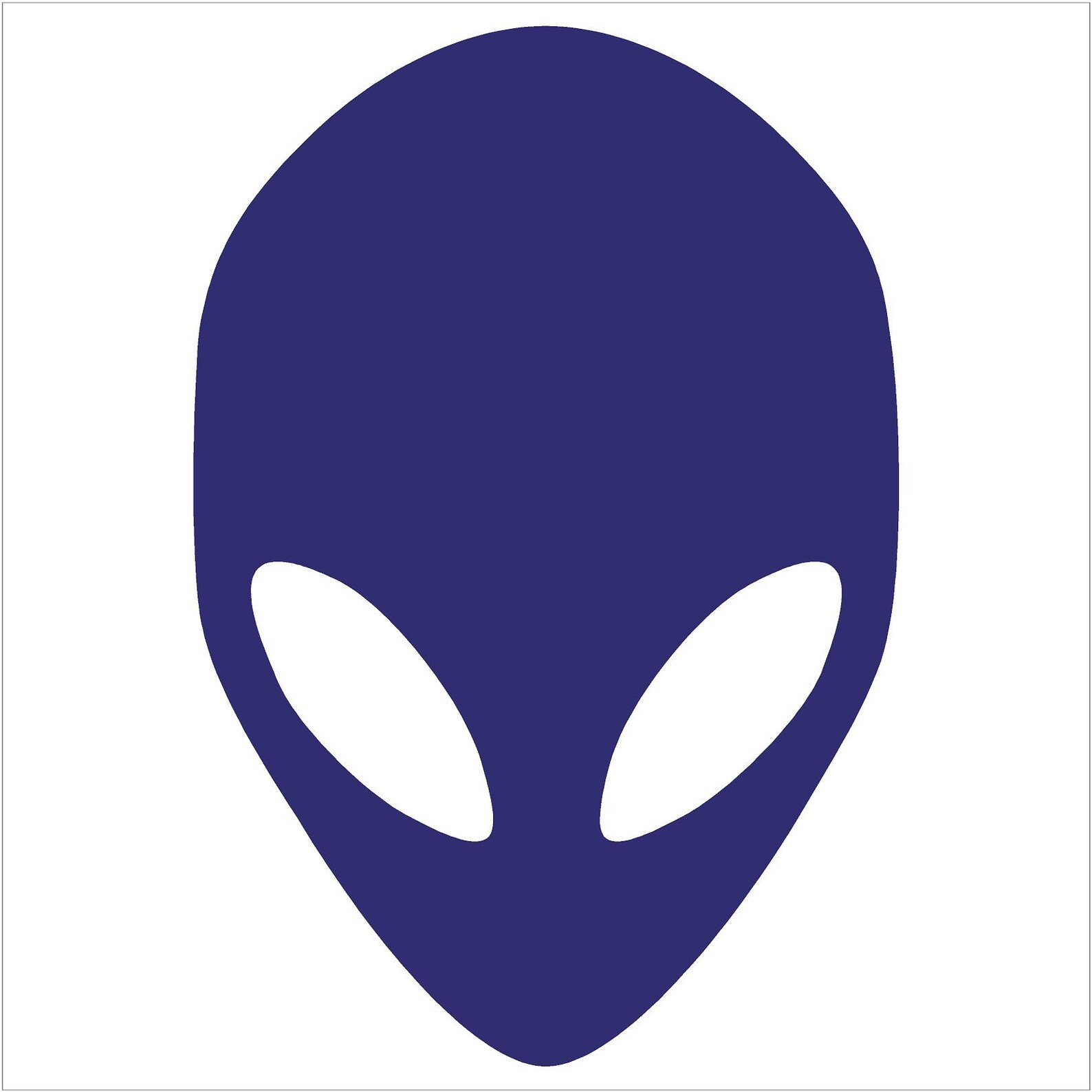 ALIEN HEAD ALIENWARE Vinyl Decal Window Bumper Mirror | Etsy