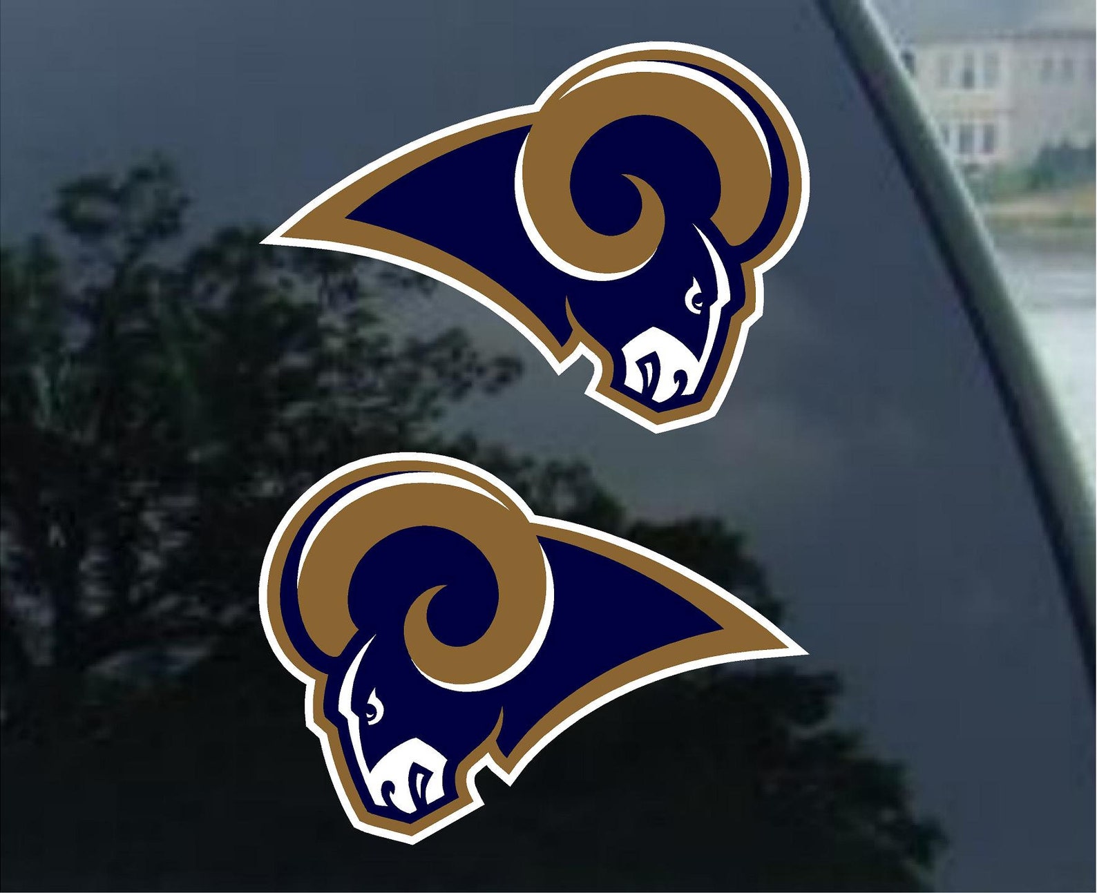 LOS ANGELES RAMS Vinyl Decal Car Window Mirror Bumper | Etsy