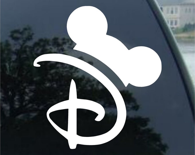 Mickey Mouse Vinyl Decal Car Window Mirror Bumper Laptop - Etsy