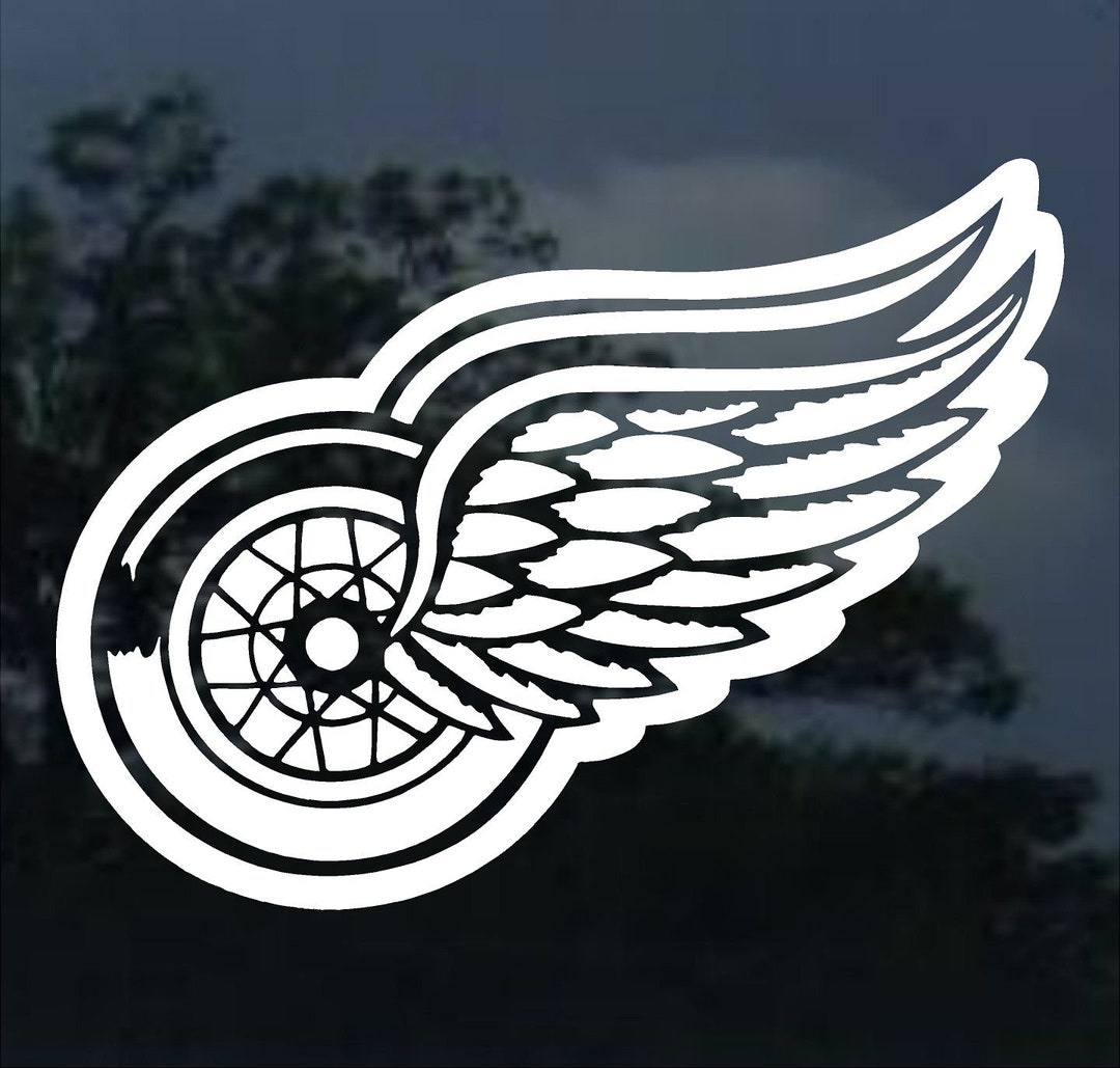 DETROIT REDWINGS Vinyl Decal Car Window, Mirror, Bumper, Laptop, Yeti ...