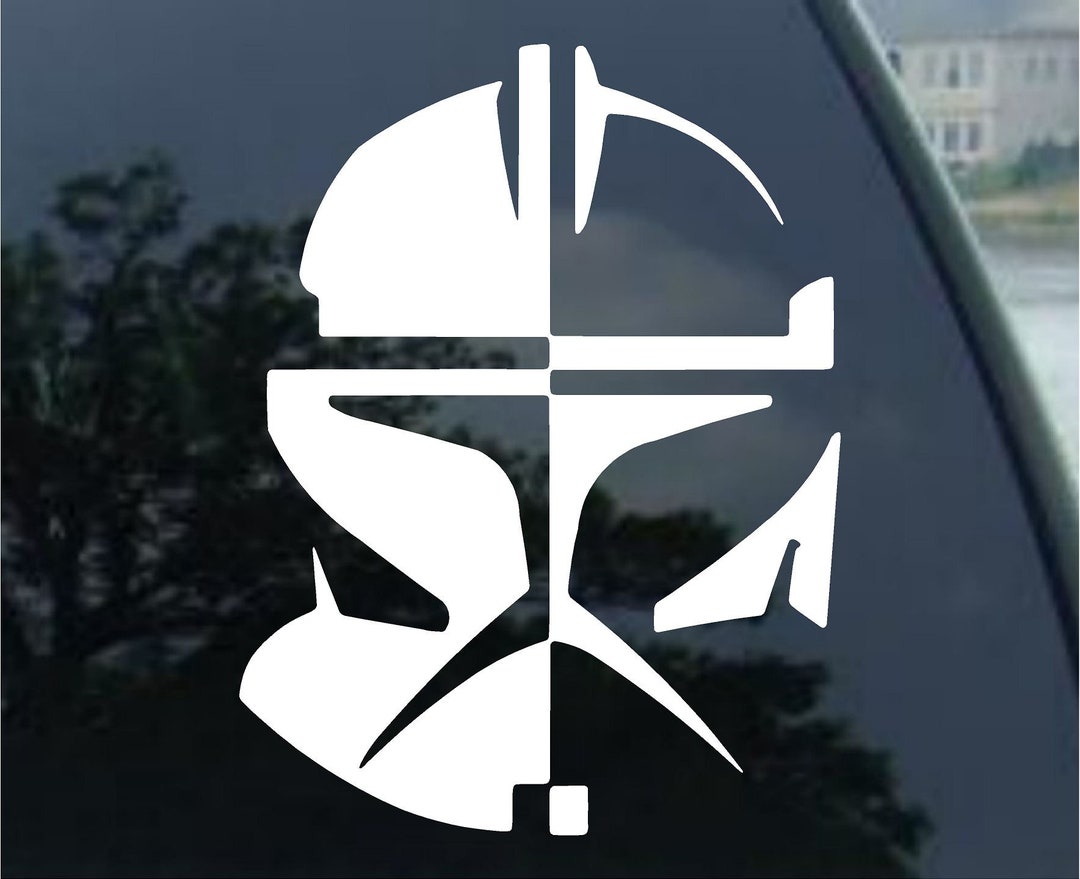 Star Wars Clone Trooper Vinyl Decal Car Window, Mirror, Bumper, Laptop ...