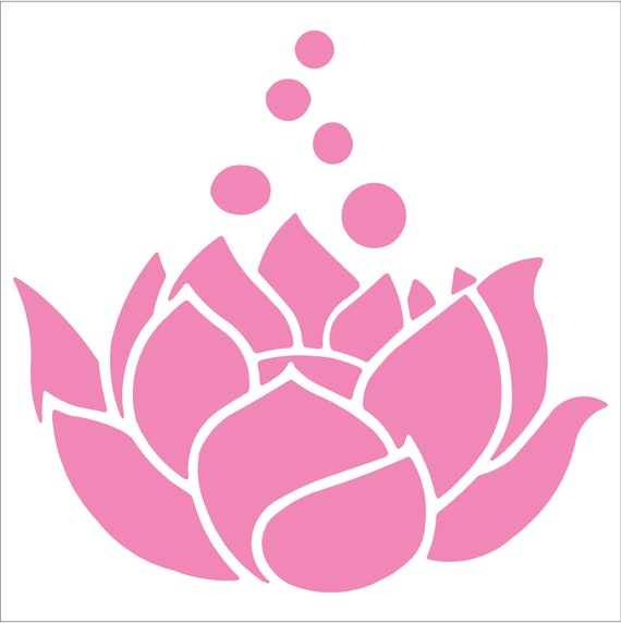 LOTUS FLOWER Vinyl Decal Car Window Bumper Mirror Laptop | Etsy