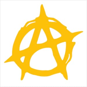 Anarchy A Car Decal Window, Mirror, Bumper, Laptop, Yeti Sticker - Etsy