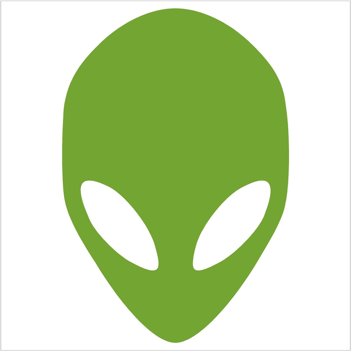 ALIEN HEAD ALIENWARE Vinyl Decal Window Bumper Mirror | Etsy