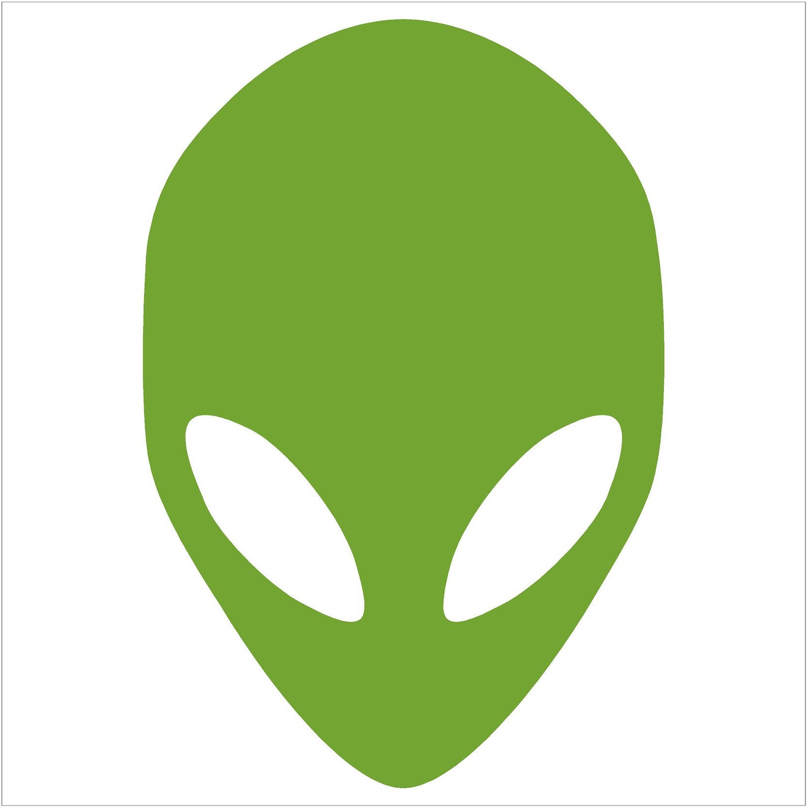 ALIEN HEAD ALIENWARE Vinyl Decal Window Bumper Mirror | Etsy