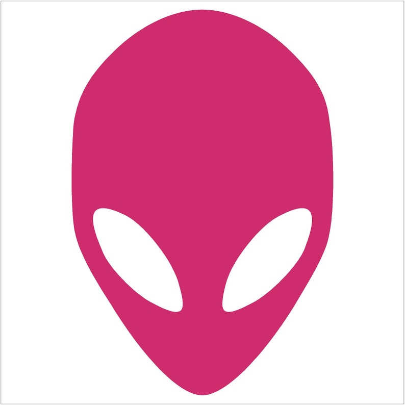 ALIEN HEAD ALIENWARE Vinyl Decal Window Bumper Mirror - Etsy
